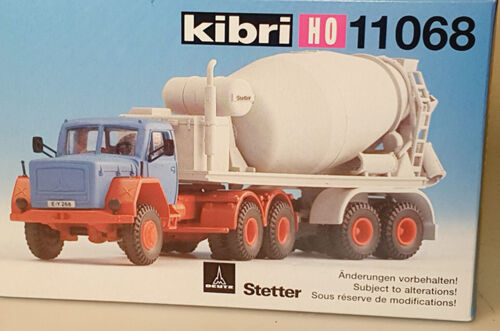 NEW! Kibri 11068 Magirus Deutz 260D 3-axle with 2-axle Concrete mixer Semi-Trailer