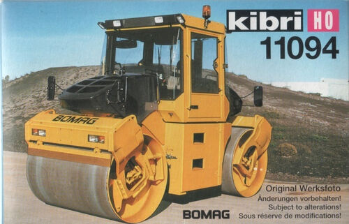 NEW! Kibri 11094 Bomag Tandem Road Roller