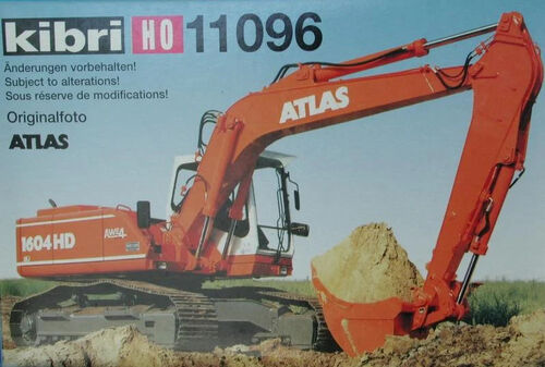 NEW! Kibri 11096 Atlas 1 604 HD Crawler Excavator