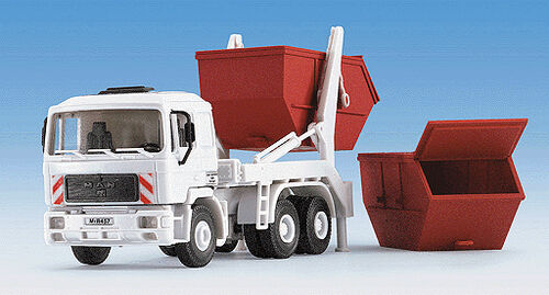 NEW! Kibri 11132 MAN 3-axle Self-Loading with Waste Containers