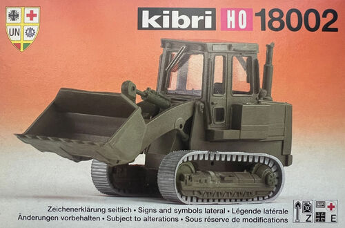 NEW! Kibri 18002 Liebherr LR 631 Raupe Bundeswehra