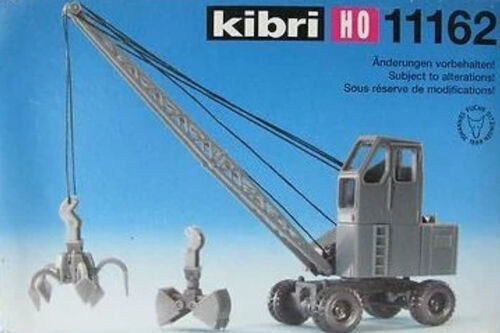 NEW! Kibri 11162 Fuchs 2-axle Wheeled Excavator with High Cab with Removable