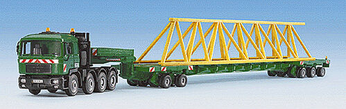 NEW! Kibri 11164 MAN 4-axle with 5-axle Semi-Trailer Platform with lattice load