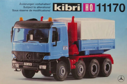 NEW! Kibri 11170 Mercedes Benz 4-axle Tractor Unit with tarpaulin