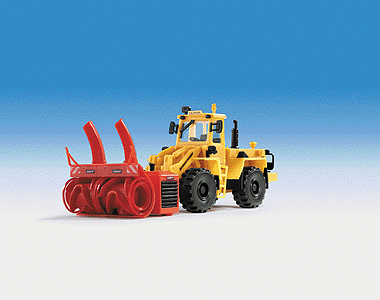NEW! Kibri 11255 Wheel Loader with Schmidt Zettelmeyer Snow plough