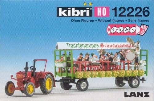 NEW! Kibri 12226 Lanz Tractor with 2-axle Trailer for festivals