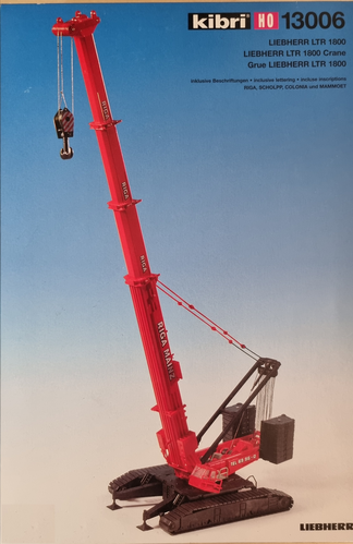 NEW! Kibri 13006 Liebherr LLTR 1 800 Mobile Crawler Crane