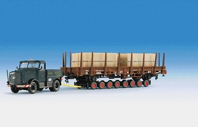 NEW! Kibri 13506 Kaelble with special Trailer with wagon load