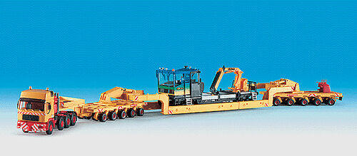 NEW! Kibri 13515 MAN 4-axle with 10-axle Low-floor Semi-Trailer with load
