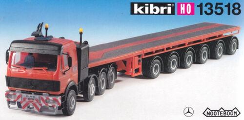 NEW! Kibri 13518 Mercedes Benz SK Tractor Unit with Noteboom Semi-Trailer