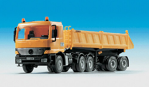 NEW! Kibri 14010 Mercedes Benz 3-axle with 2-axle Tipper Semi-Trailer