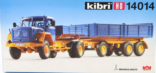 NEW! Kibri 14014 Magirus Deutz 2-axle Tipper with 3-axle Trailer