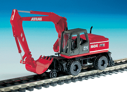 NEW! Kibri 16302 Atlas 1 604 Road-Rail Excavator