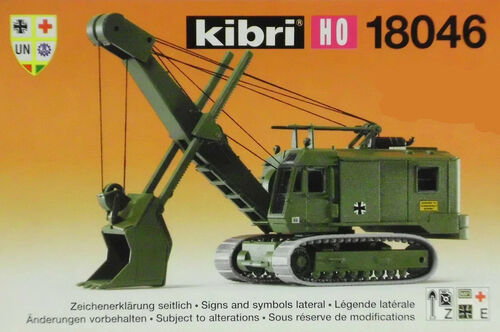 NEW! Kibri 18046 Menck Crawler Excavator Bundeswehra