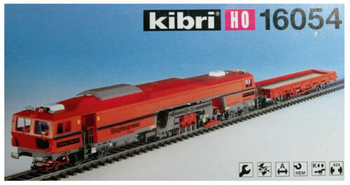 NEW! Kibri 16054 P&T Stopfexpress 09-3X Rail Tamping Machine with Wagon