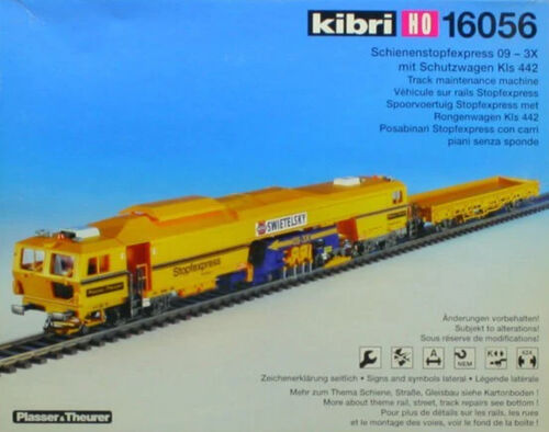 NEW! Kibri 16056 Plasser & Theurer 09 - 3x Railway Vehicle and Wagon