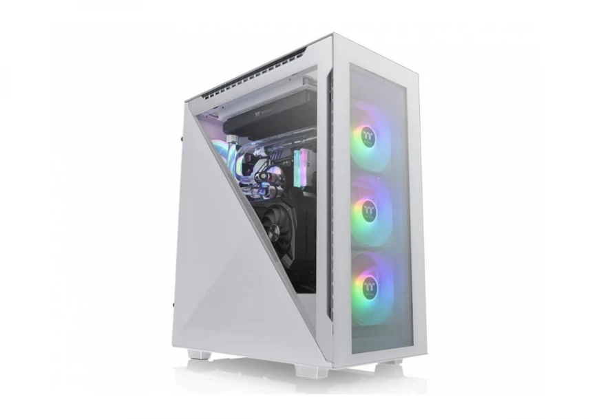 Kucište THERMALTAKE DIVIDER 500 TG ARGB Midi Tower/ATX/Mikro ATX/Mini-ITX/bez napajanja/bela