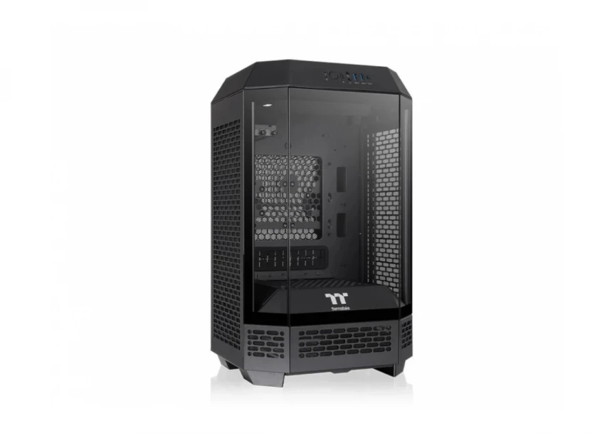 Kucište THERMALTAKE THE TOWER 250 Mini Tower/mini-ITX/kaljeno staklo/bez napajanja/crna