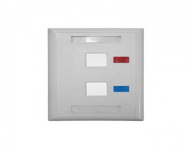 MAXPRO LINE Uticnica modularna, za 2 RJ45 modula, 86x86mm