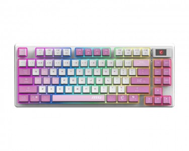 MSI FORGE GK600 TKL W VIOLET US wireless tastatura