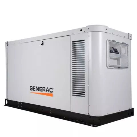 GENERAC STANDBY GENERATOR, 40 KW | 208/240/480 V 3-PHASE | CA-MA EMISSIONS (INDOELECTRONIC)