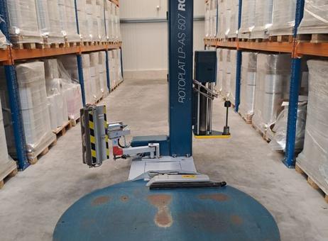 Електромагнетна Rotoplat LP-AS PFS машина за омотавање фолијом