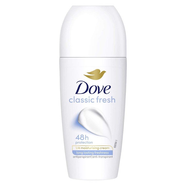 Dove deo roll on classic fresh 50ml dove