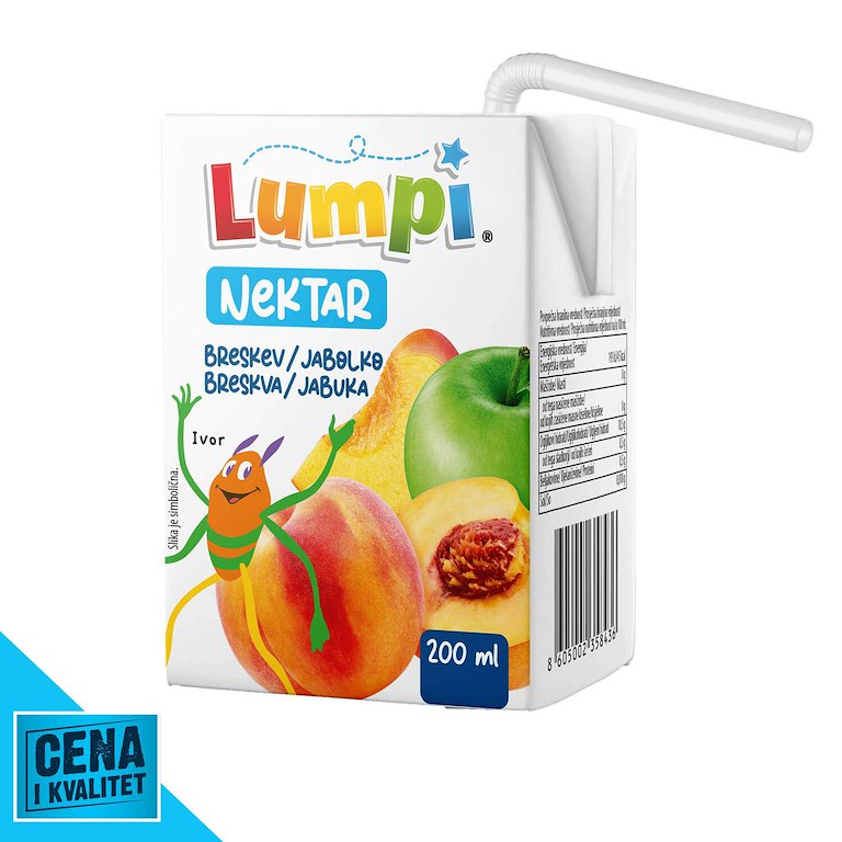 Lumpi nectar breskva 200ml