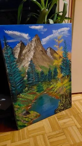 *PUT KA VRHU* - AKRIL NA PLATNU (50 X 70 CM)