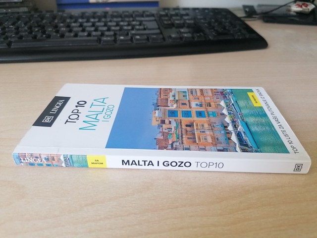 DK Top 10 Malta i Gozo + mapa, kao NOVO!, najnovije izd