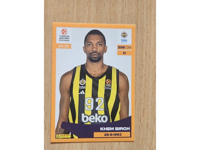 EuroLeague Panini 2024-25 broj 217
