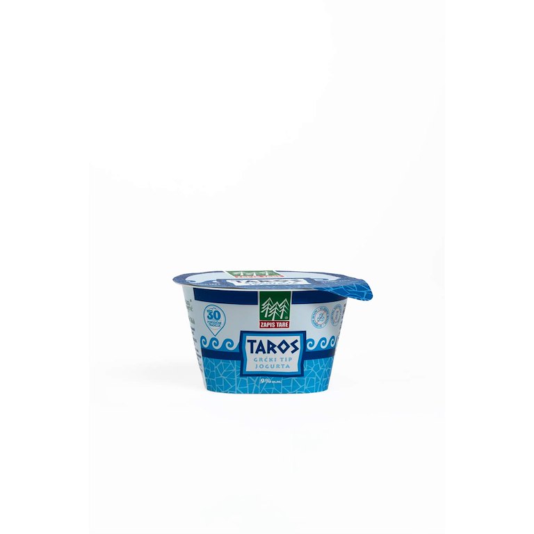 Jogurt taros grčki tip 9%mm 150g zapis tare