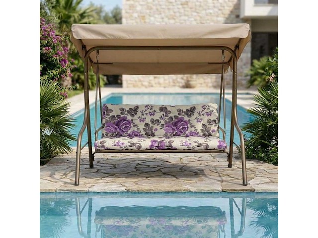 Jastuci za Baštensku Ljuljašku 180x65x65cm VIOLET GARDEN