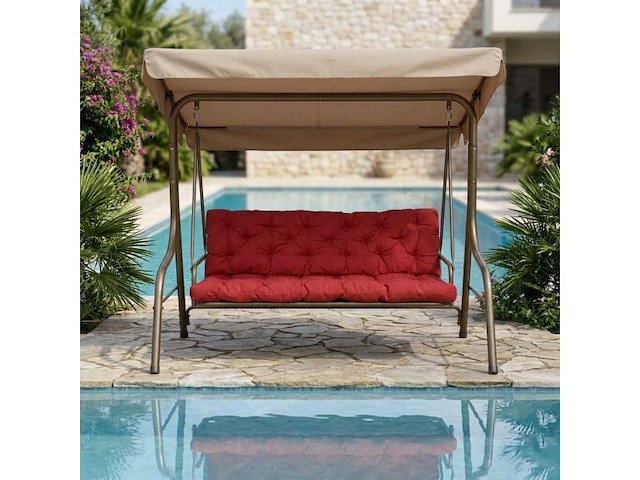 Jastuci za Baštensku Ljuljašku 180x65x65cm RED