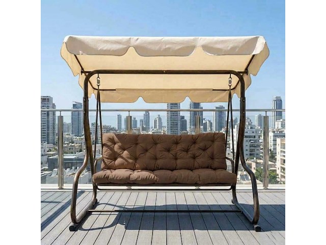 Jastuci za Baštensku Ljuljašku 180x65x65cm BROWN