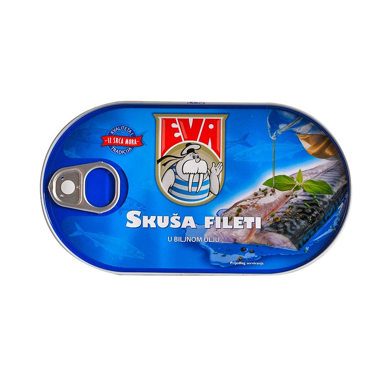 Wilbo skuša fileti u biljnom ulju 170g Sardina