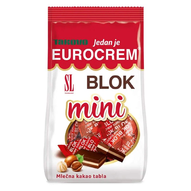 Eurokrem praline blok mini 140g