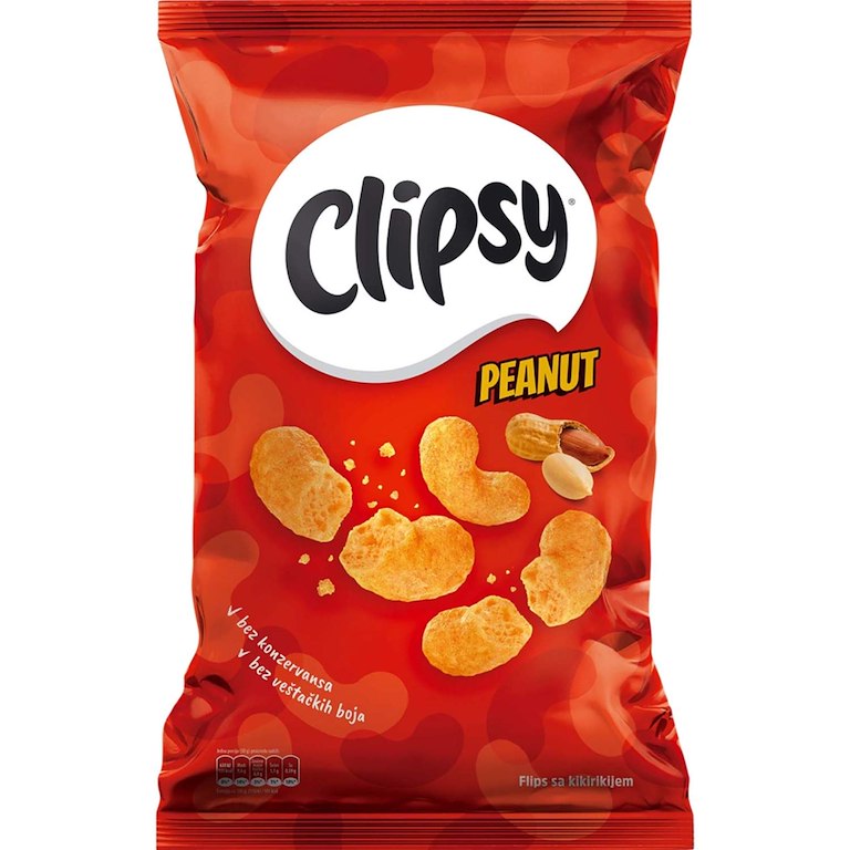 Chipsy flips peanut 220g chipsy