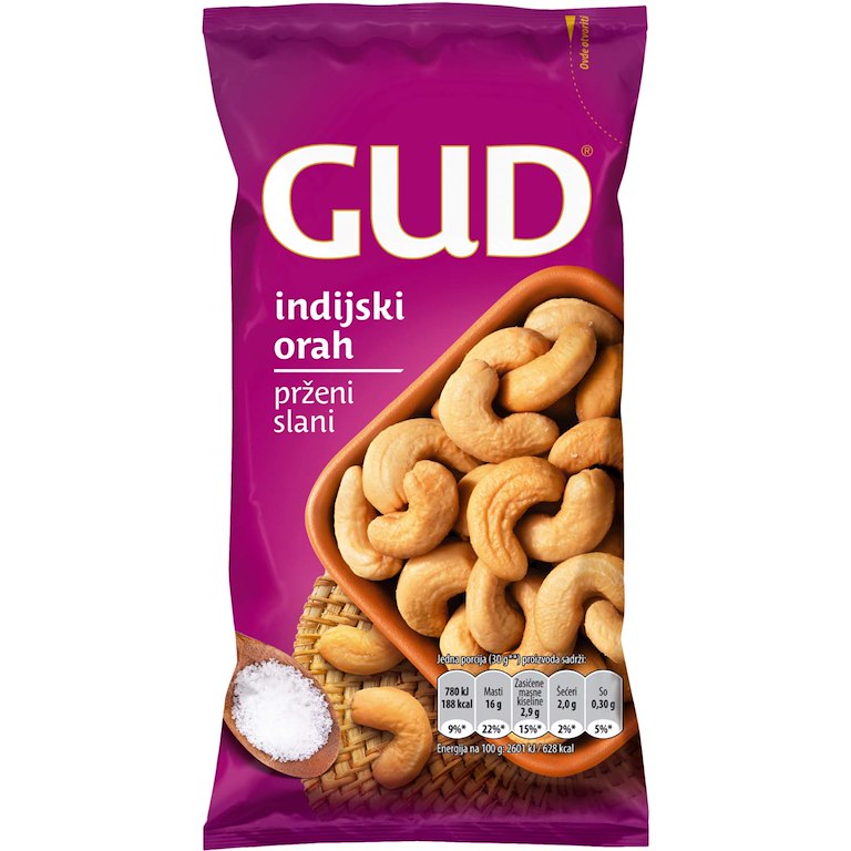 Gud indijski orah prženi slani 75g