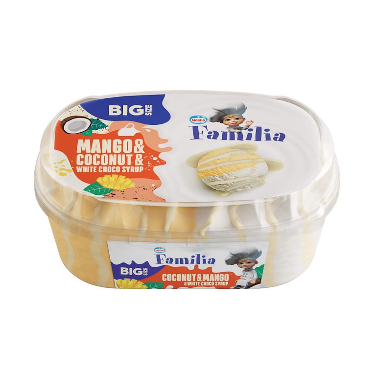 Sladoled familia mango & coconut 900ml