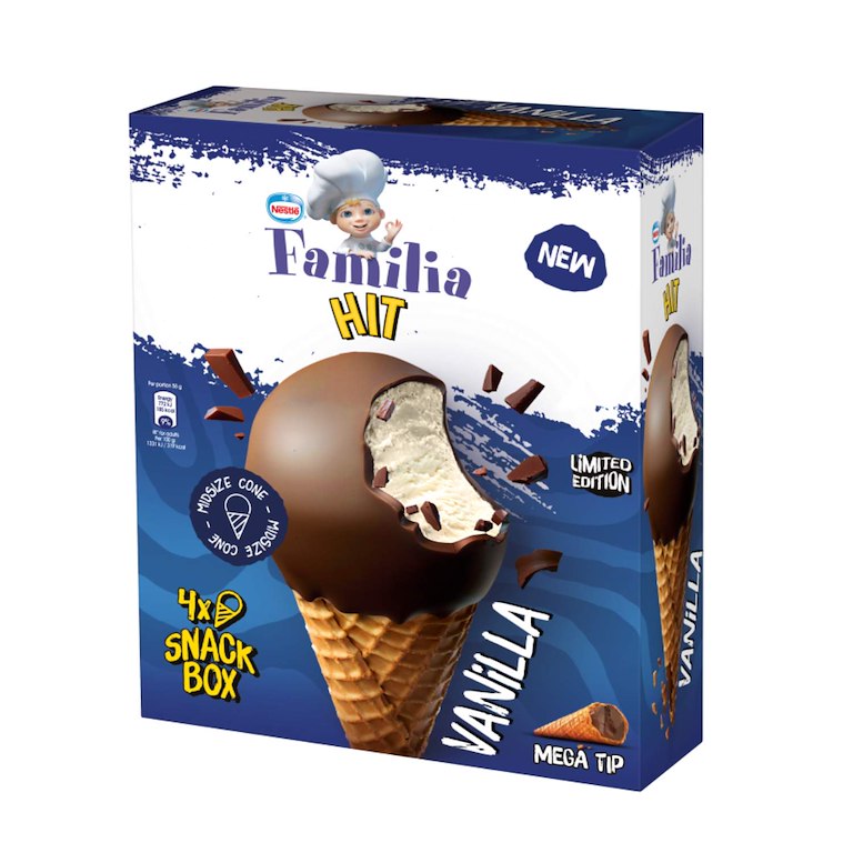 Sladoled familia multipack btc vanilla 4x85ml