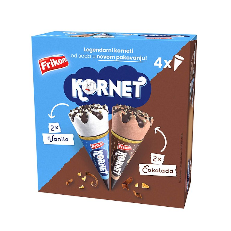 Sladoled kornet 4x120ml multipack frikom