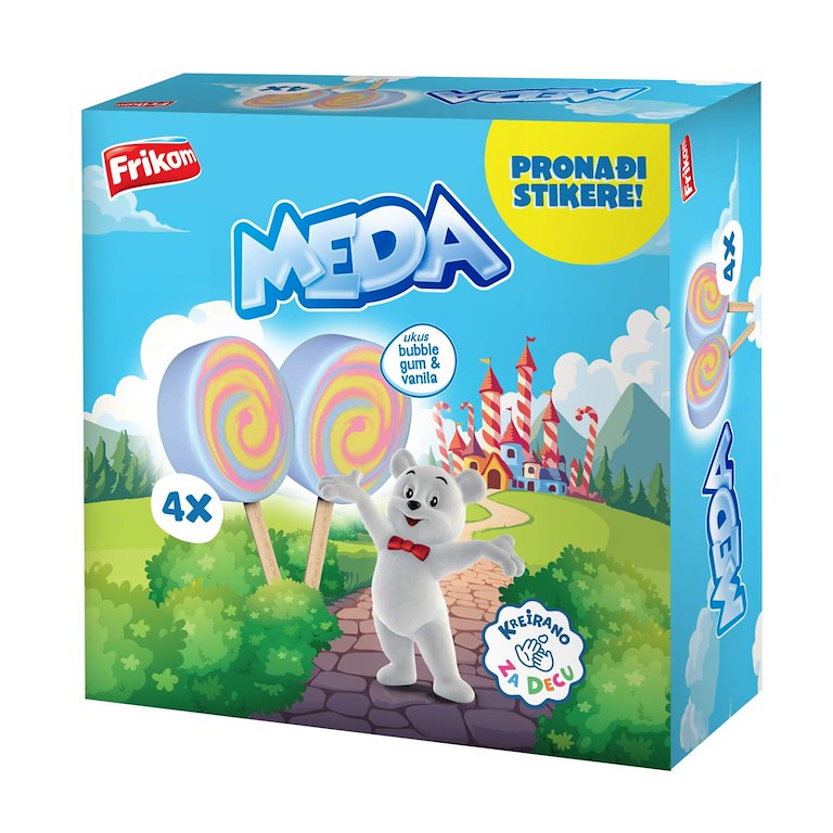 Sladoled meda multipack 4x70ml frikom