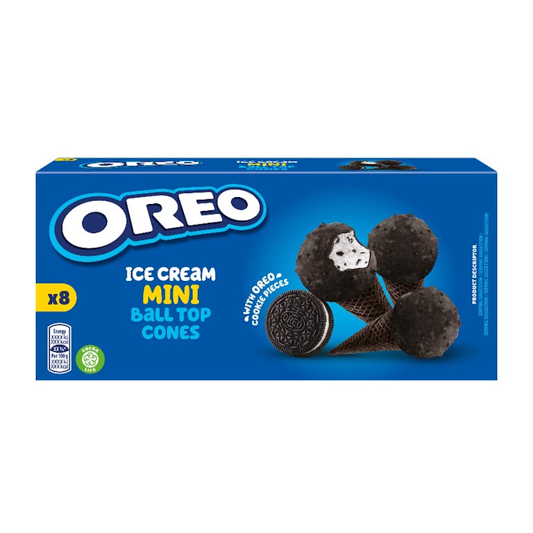 Sladoled oreo multipack mini cones 8x25ml