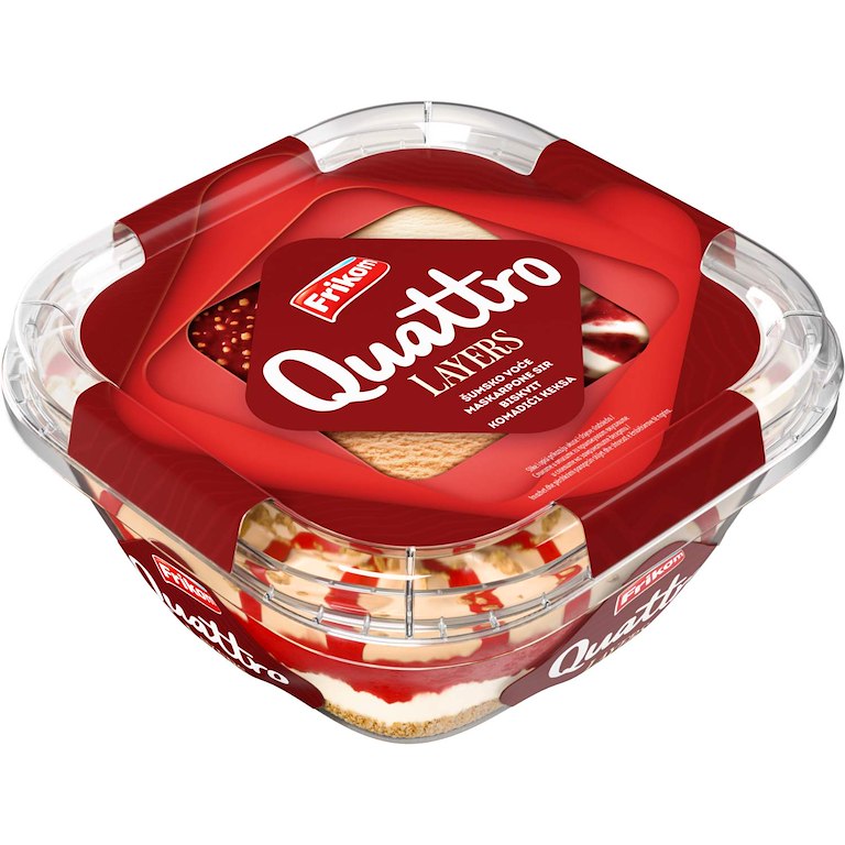 Sladoled quattro layers cheesecake 800ml frikom