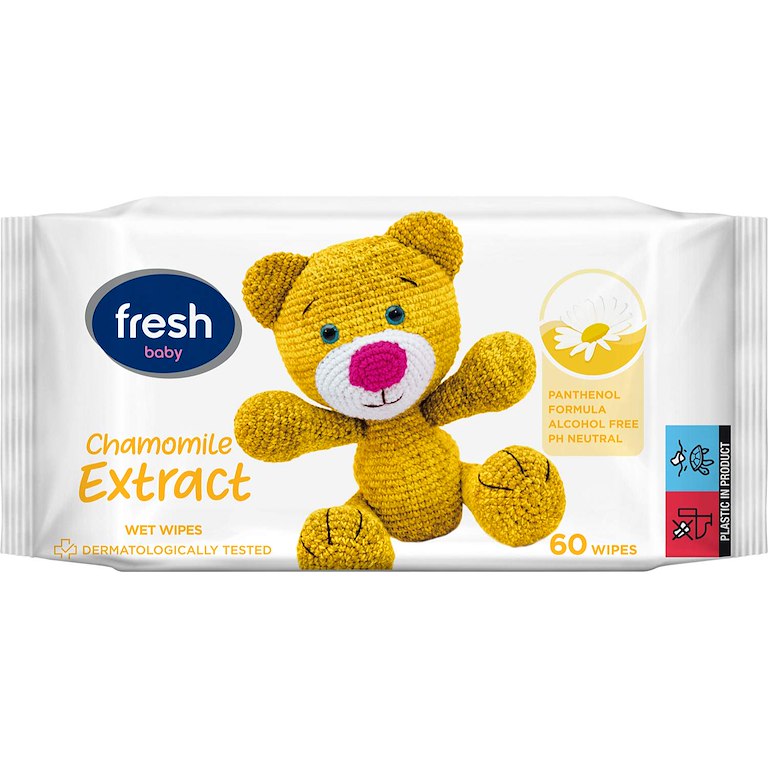 Fresh dečije vlažne maramice sa kamilicom 60/1