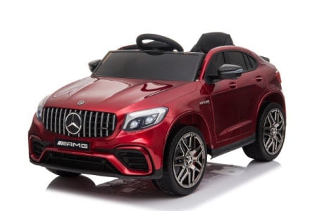 LICENCIRANI MERCEDES AMG GLC 63S COUPE TS-104-BRSP – Metalik crveni (Meke gume)