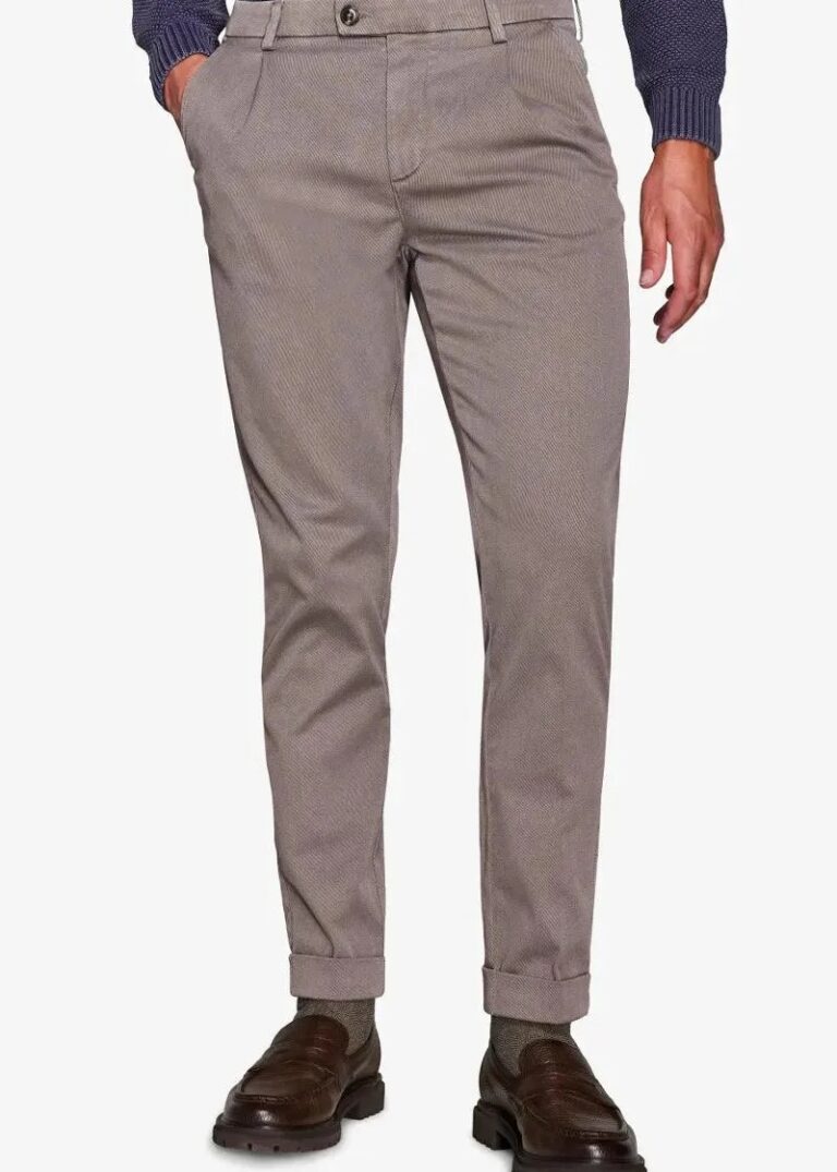 Muške chino pantalone taupe