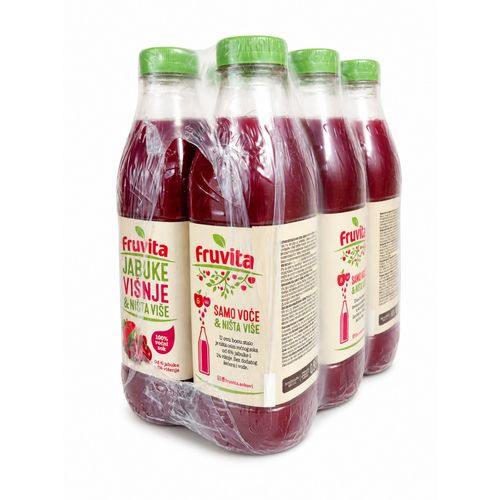 Fruvita Jabuke, Višnje & Ništa više 0,80l x 6 kom XXL