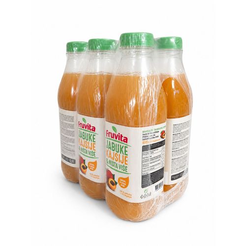 Fruvita Jabuke, Kajsije & Ništa više 0,80l x 6 kom XXL